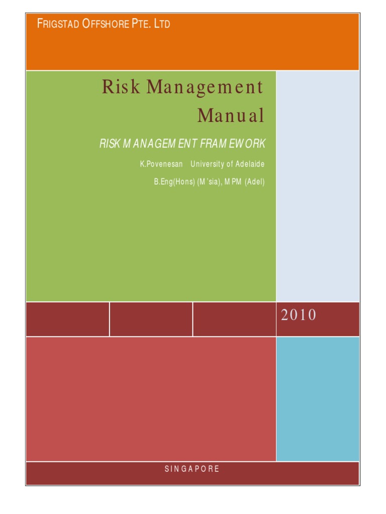 Risk Management Manual: F O P - L | PDF | Risk Management | Risk Assessment