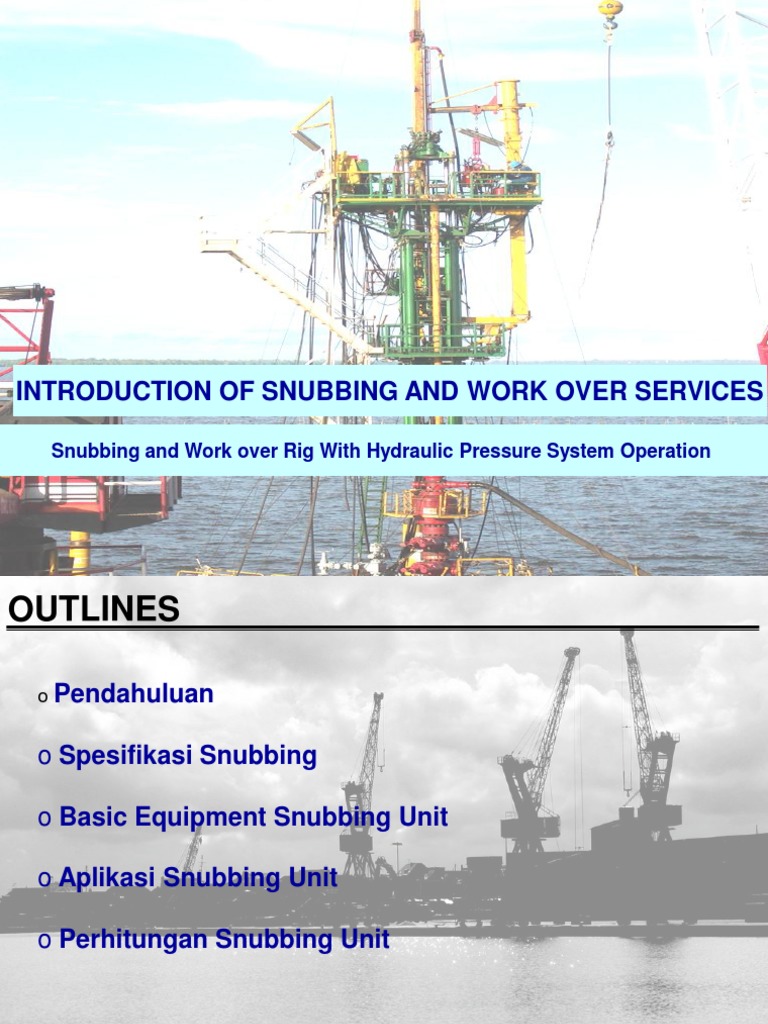 Snubbing and Workover Services Overview | PDF