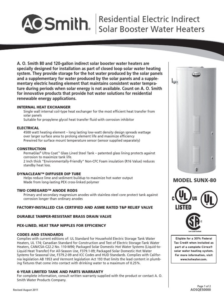 Water Heater | PDF | Water Heating | Hvac