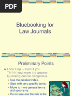 Bluebook Citation 20th Edition | PDF | Case Citation | Justice