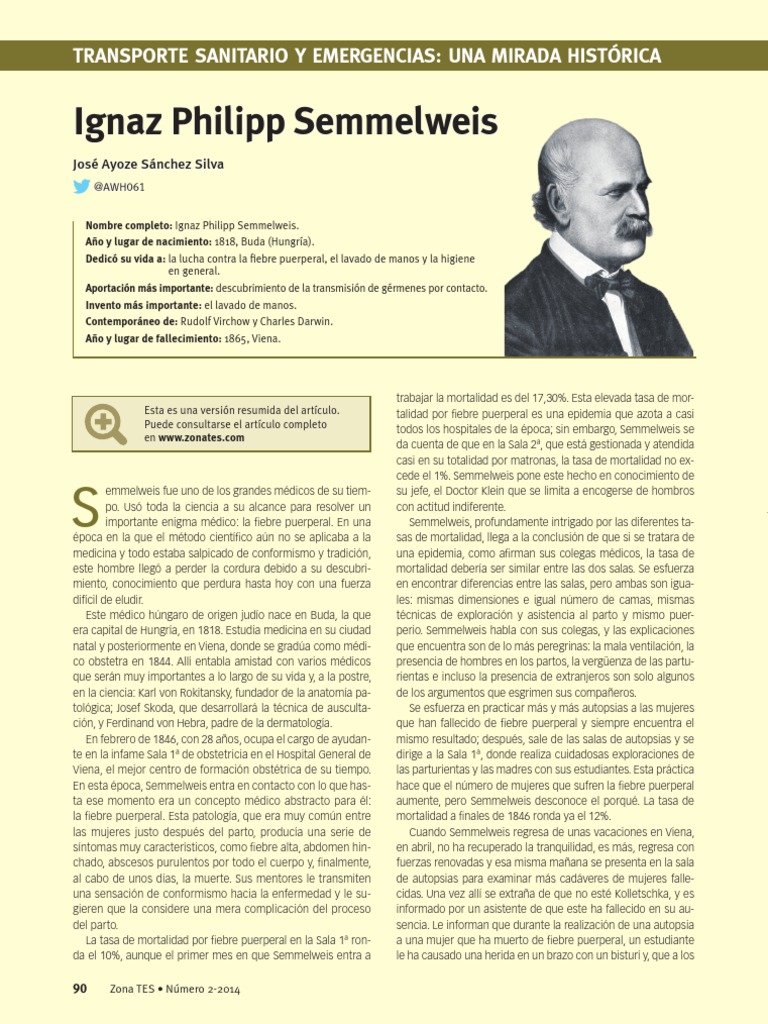 Semmelweis | PDF | Medicina | Ciencias de la Salud