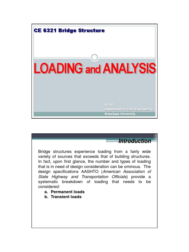 Session 3 Loading And Analysis Pdf Structural Load Fatigue
