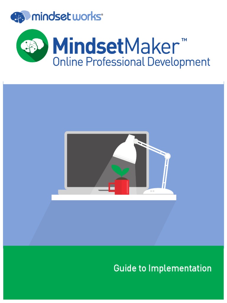 MindsetMaker Implementation Guide | PDF | Mindset | Teachers