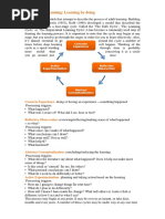 Written Reflection Kolbs Model Template | PDF | Experience | Thought