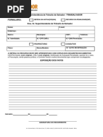 Ficha Nacional de Registro de Hospedes | PDF