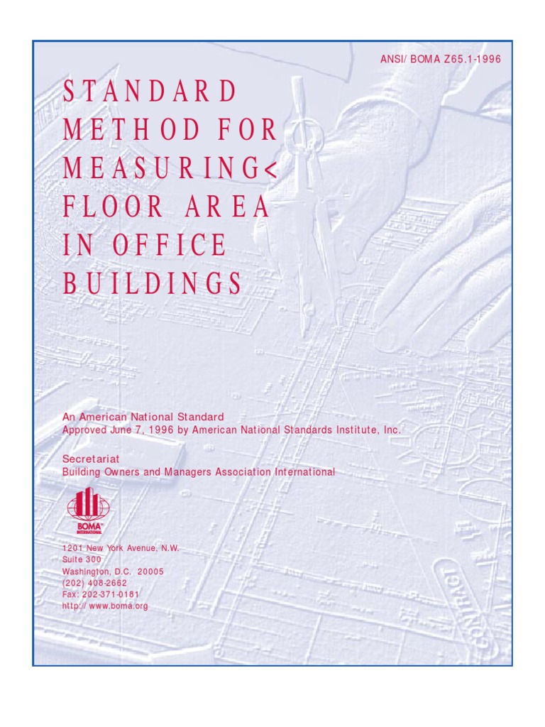 BOMA Standard Measuring Office Buildings 1 | PDF