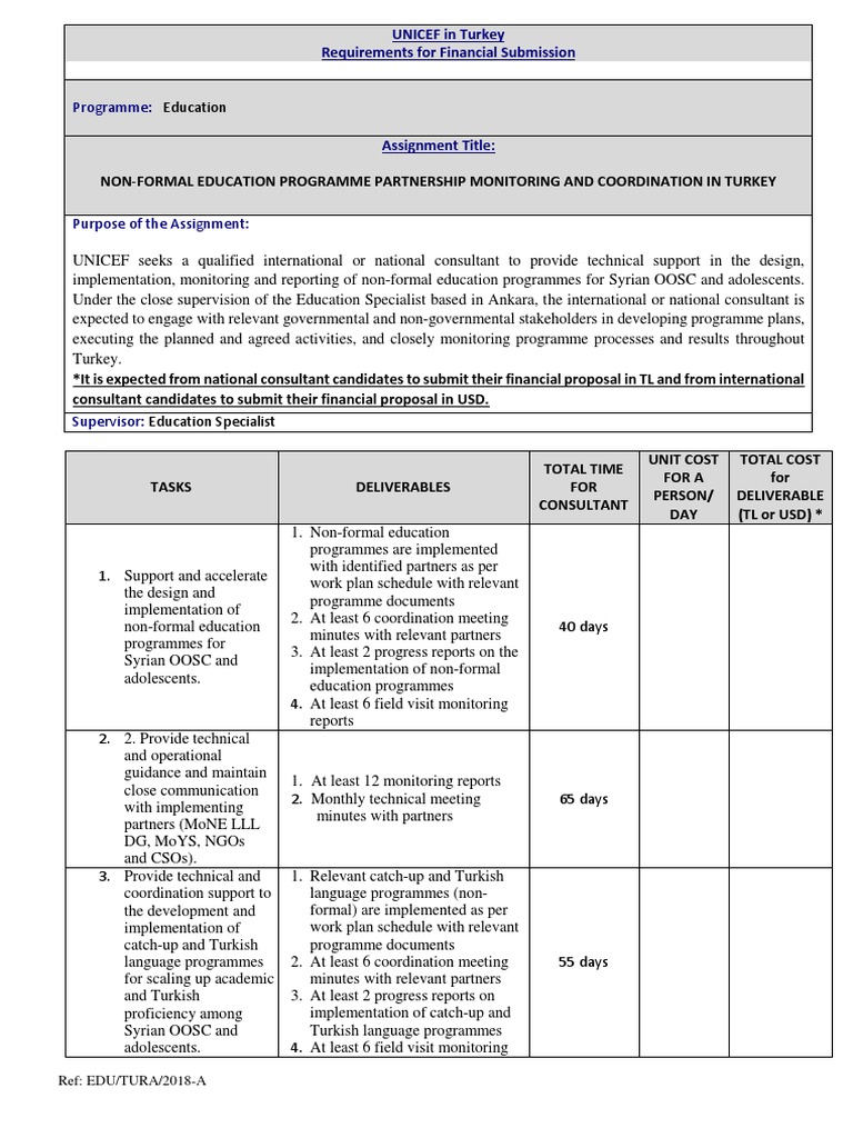 Financial Proposal Template | PDF | Business