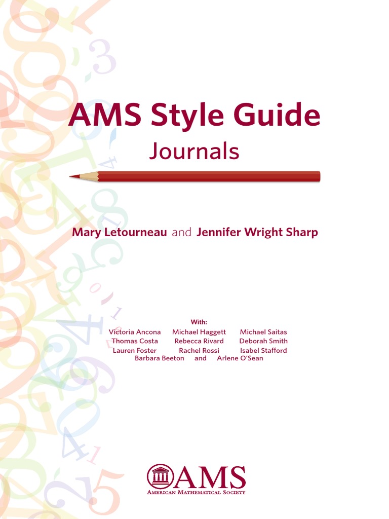 AMS StyleGuide Print | PDF | Copy Editing | Editing