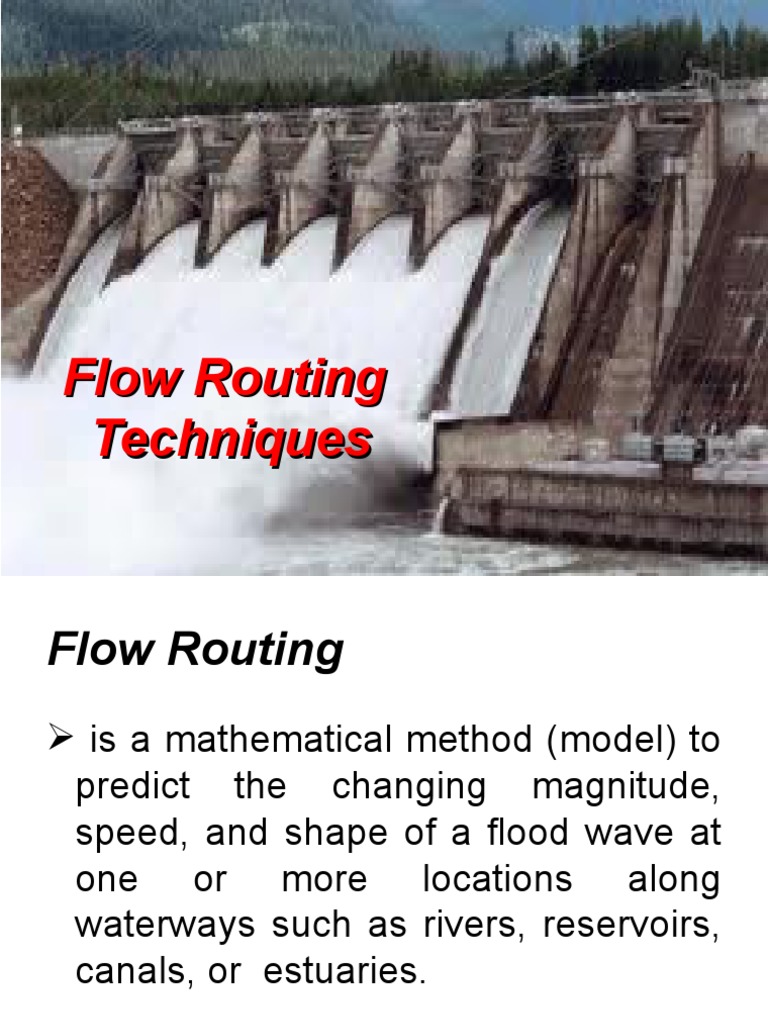Advanced Flow Routing Methods | PDF | Discharge (Hydrology) | Flood