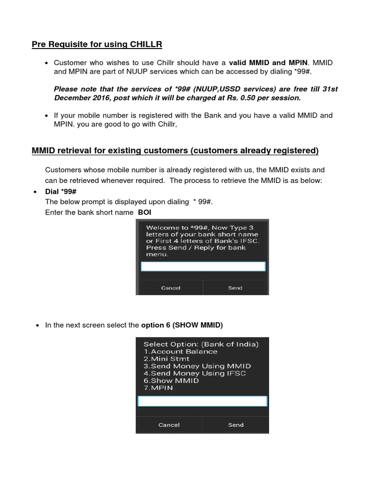 Chillr Details | PDF | Financial Transaction | Online Banking