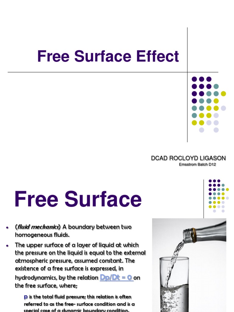 Free Surface Effect: Dcad Rocloyd Ligason | Download Free PDF | Applied ...