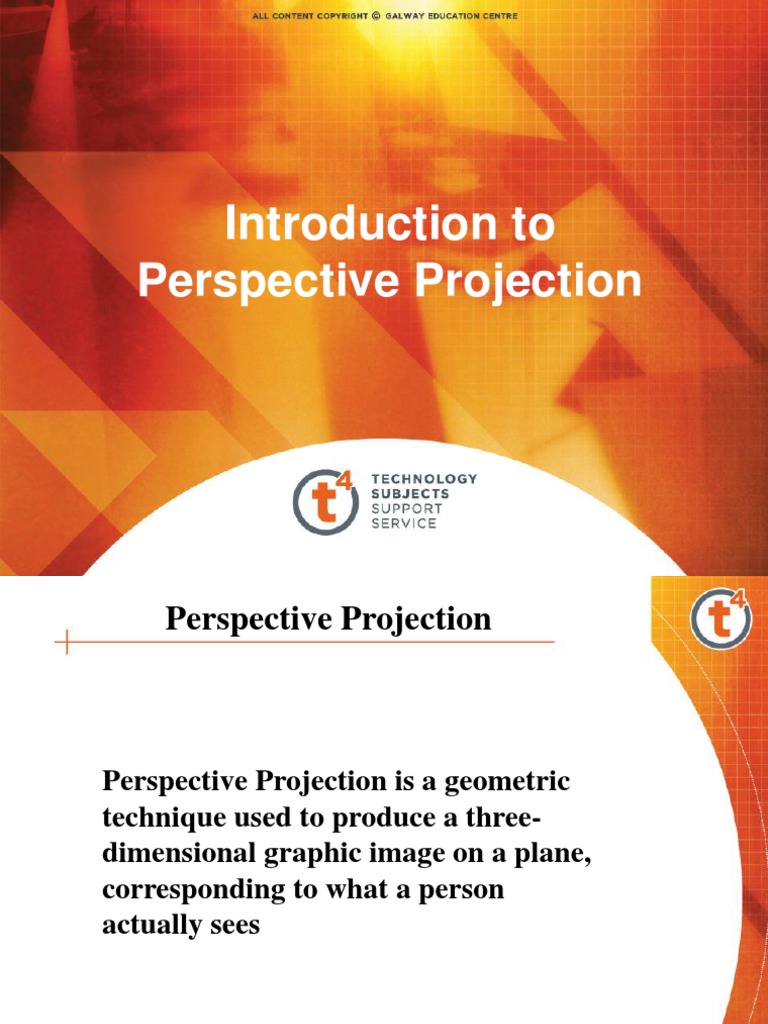 Introduction To Perspective Projection Pdf Perspective Graphical