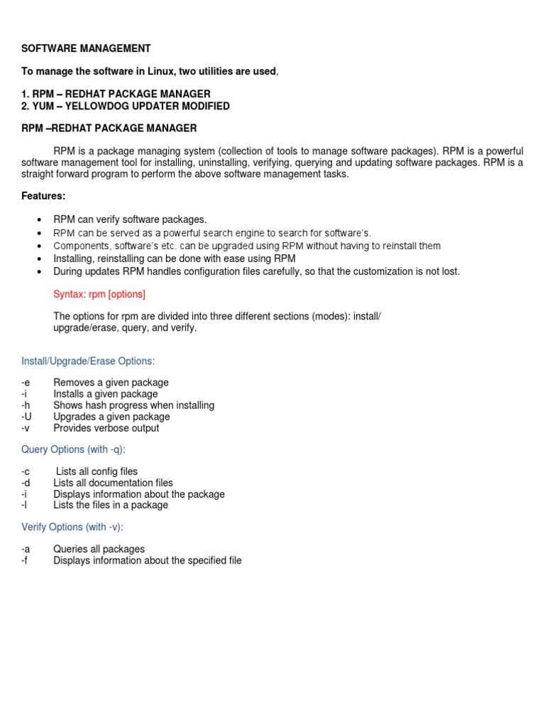 Software Management | PDF
