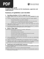 CCTV Maintenance Checklist | PDF