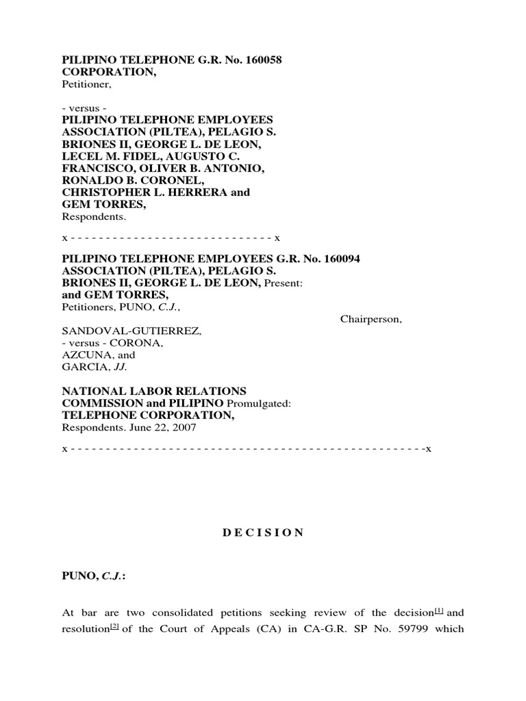 Philippine Jurisprudence - Union Busting and Notice of Strike | PDF ...