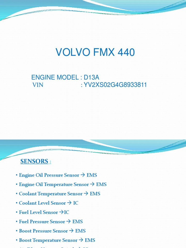 Volvo FMX 440 Sensor and Controller Guide | PDF | Anti Lock Braking ...