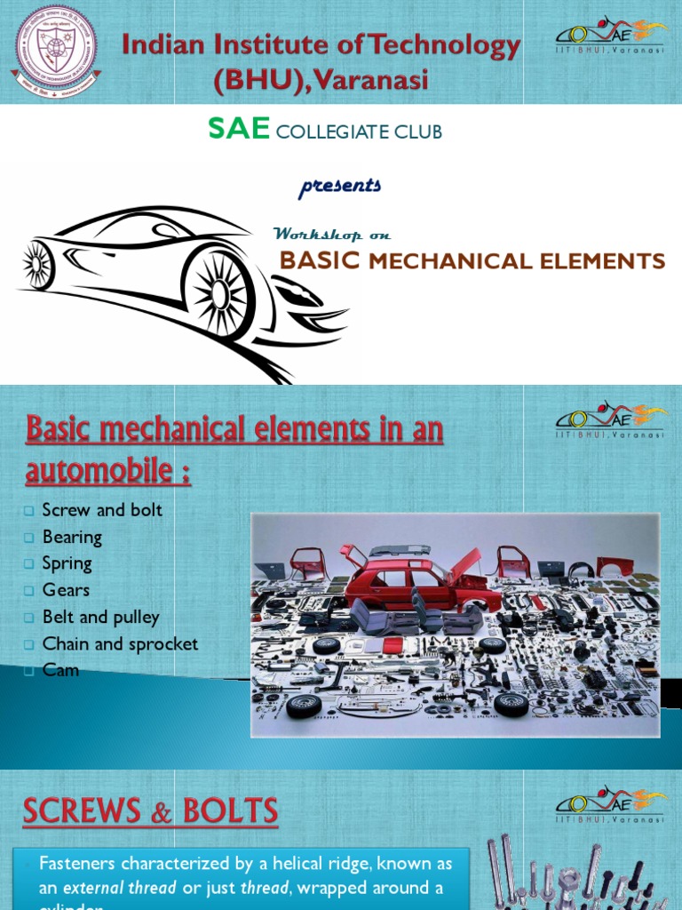 Basic Mechanical | PDF | Gear | Brake
