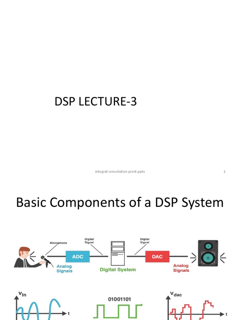 DSP Lecture-3: 1 Integral Convolution Prest | PDF | Sampling (Signal Processing) | Analog To ...