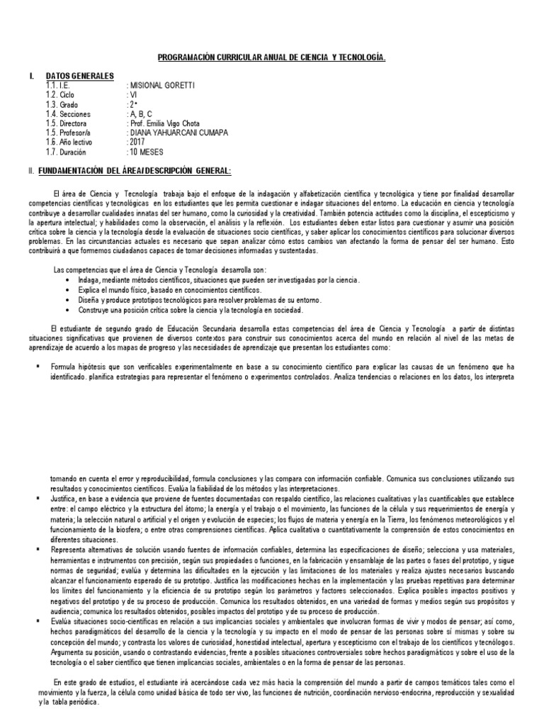 2017 Pca Cta 2° | PDF | Sistema circulatorio | Science