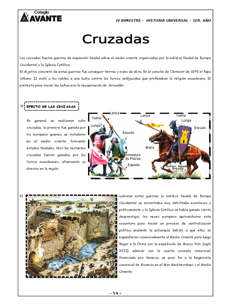 Guia 7 - Cruzadas | PDF | Cruzadas | imperio Bizantino