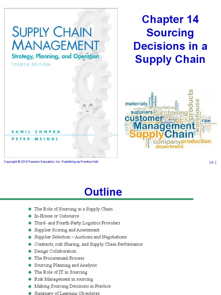Sourcing Decisions in A Supply Chain | PDF | Procurement | Supply Chain