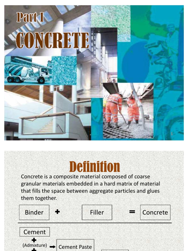 Concrete Composition | Concrete | Cement