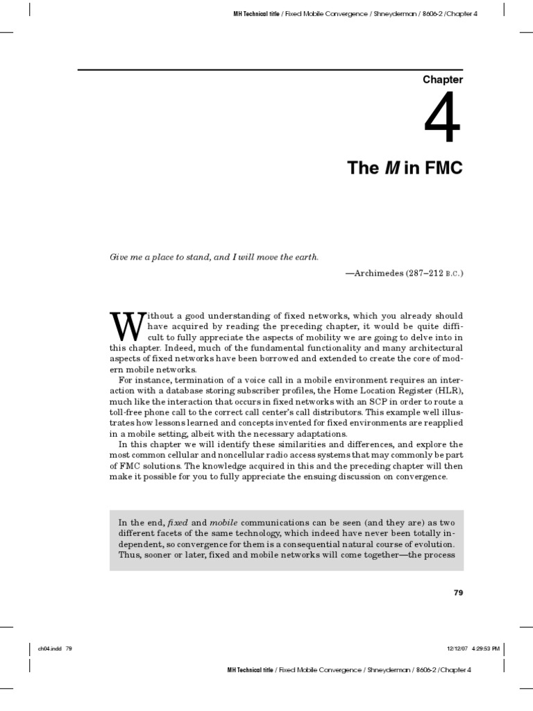 FMC Book Chapter Download | PDF | 3 G | Subscriber Identity Module