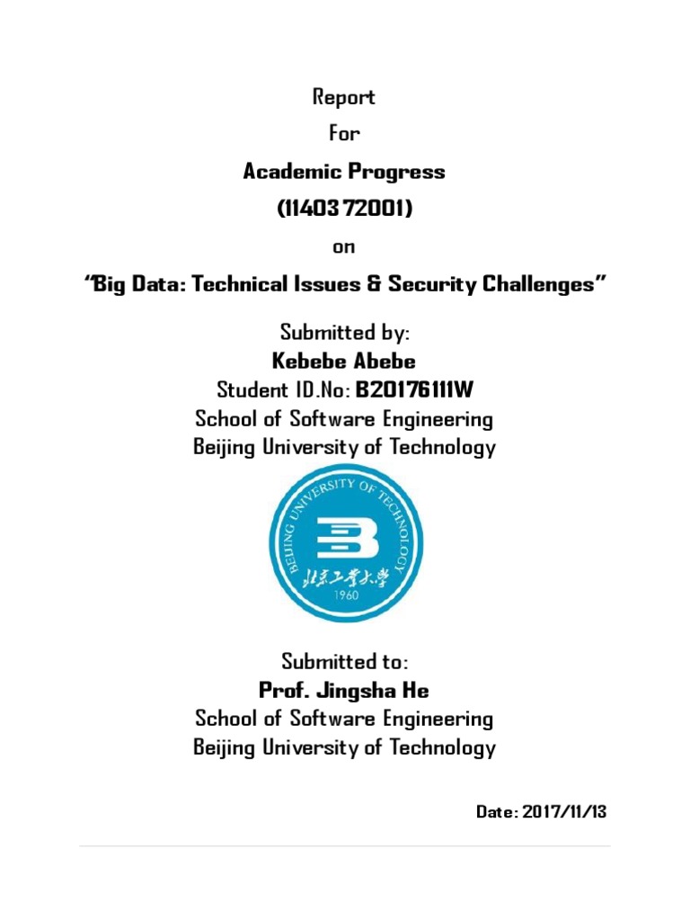 Final Report On Big Data 1 | PDF | Apache Hadoop | Big Data