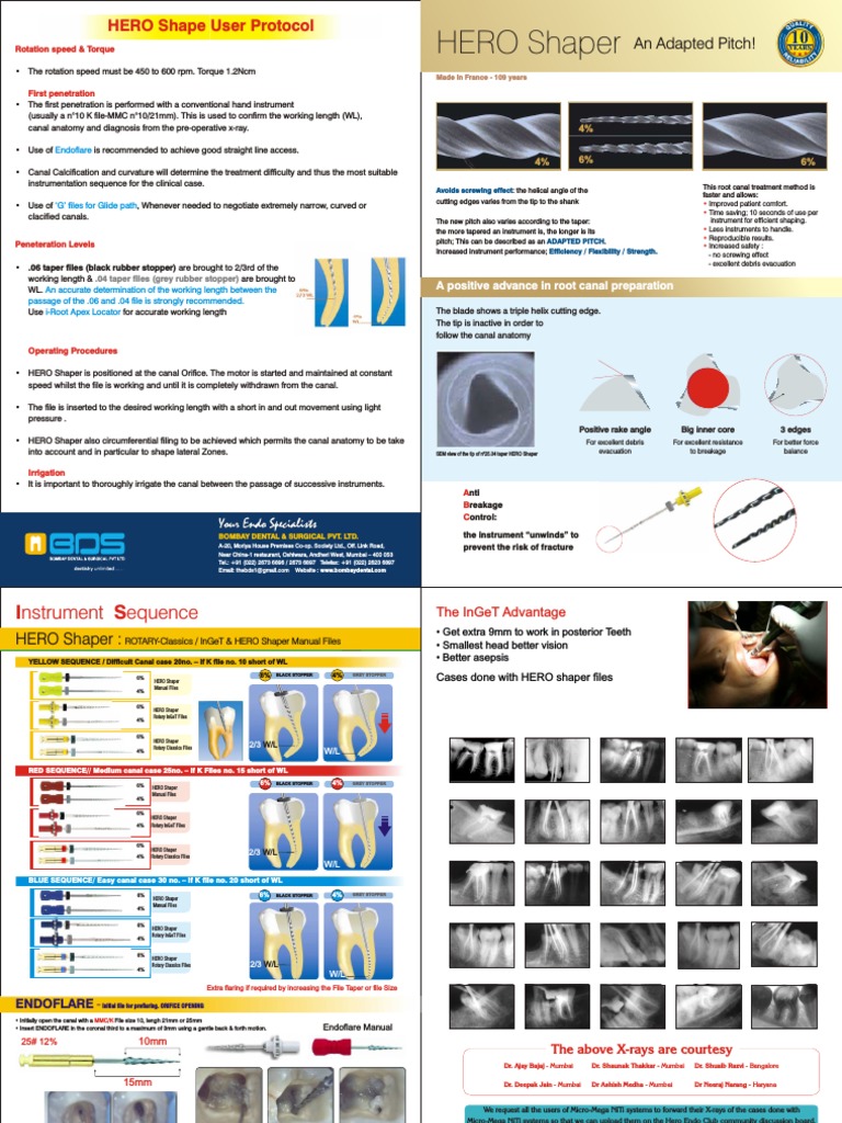 HERO Shaper Rotary Files Overview | PDF | Nature