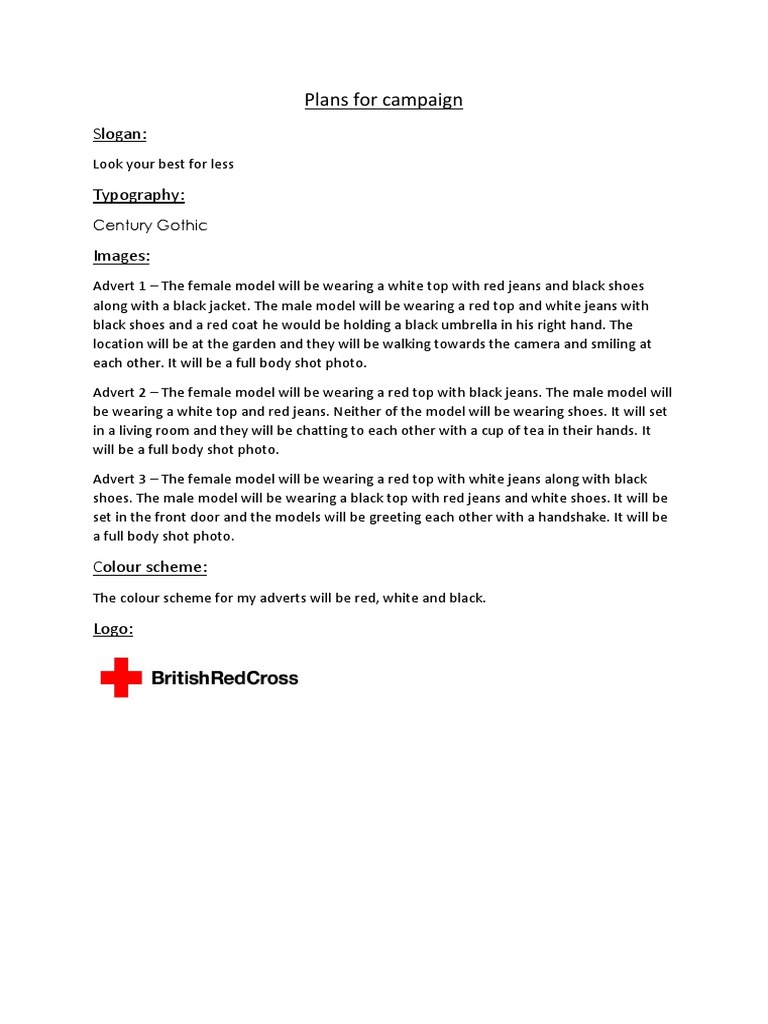 Plans For Campaign | PDF