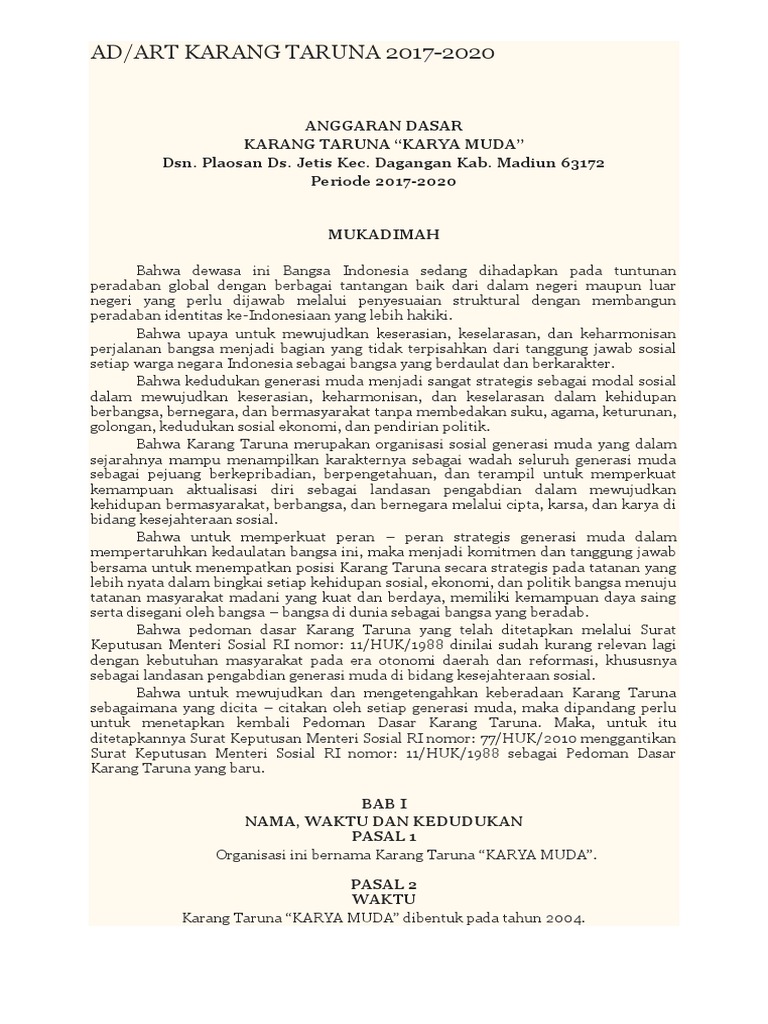 Ad Art Karang Taruna | PDF
