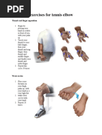 ROM Exercises For Hand and Wrist Patient Handout | PDF | Hand | Thumb