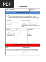 Q3 Summative Assessment Reflection: Lesson Plan | PDF | Lesson Plan | Educational Assessment