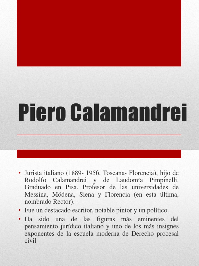 Piero Calamandrei | PDF