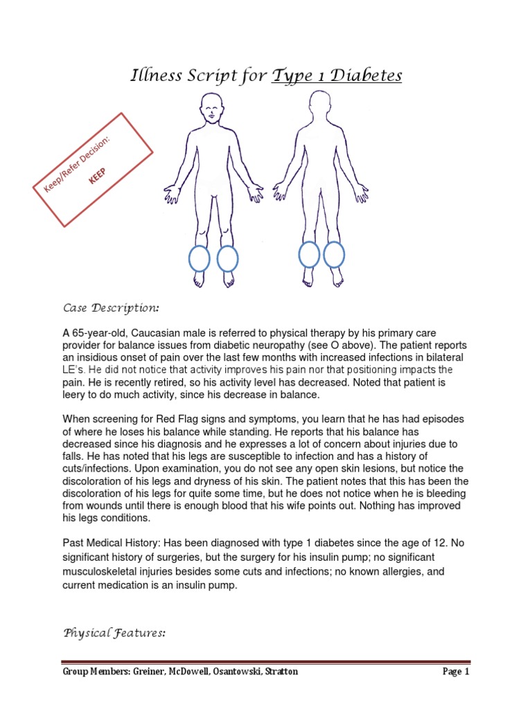 Illness Script For Diabetes | PDF | Peripheral Neuropathy | Diabetes ...