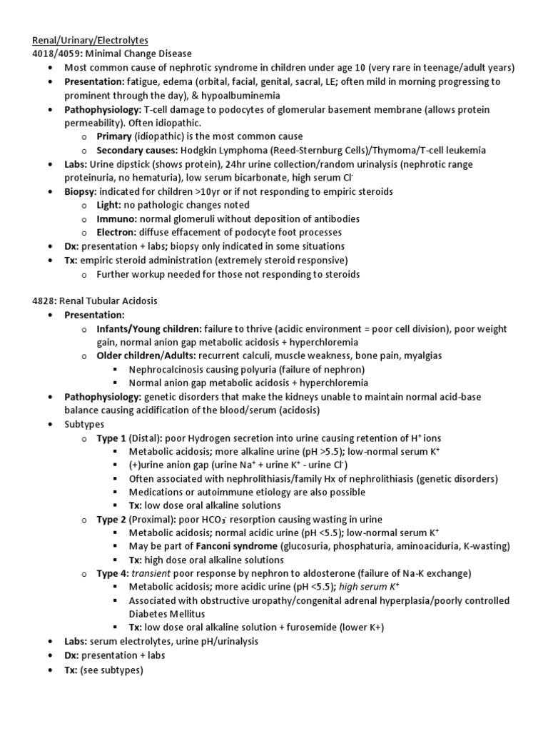 Pediatrics Notes | PDF | Urinary Tract Infection | Medical Specialties