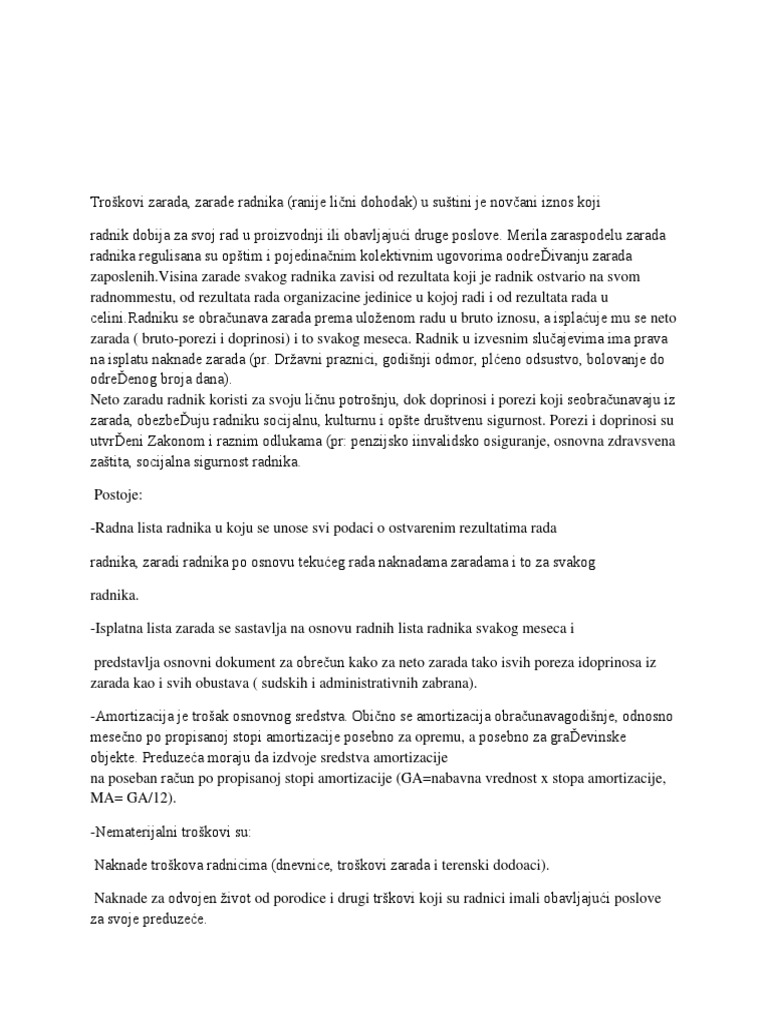 Ukupni Rashodi | PDF