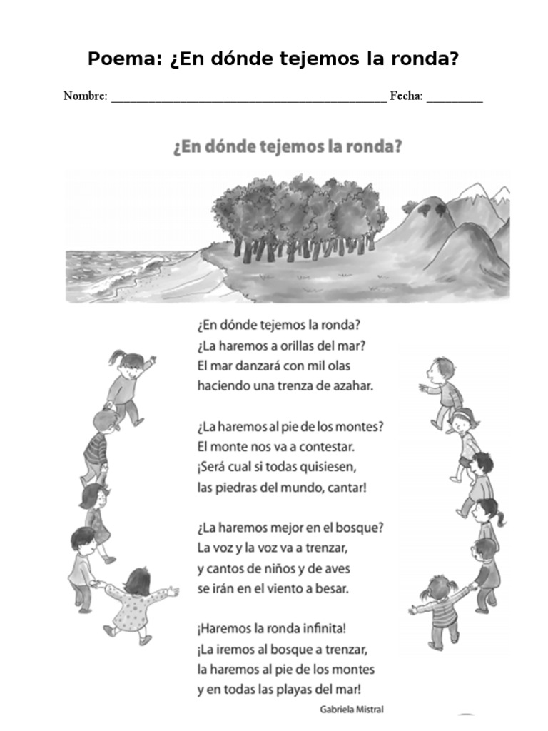 En Donde Tejemos La Ronda | PDF | Poesía