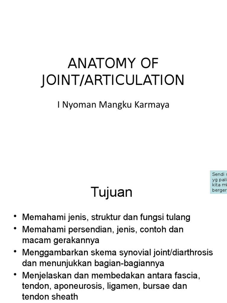 Anatomy of Joint | PDF | Anatomical Terms Of Motion | Shoulder