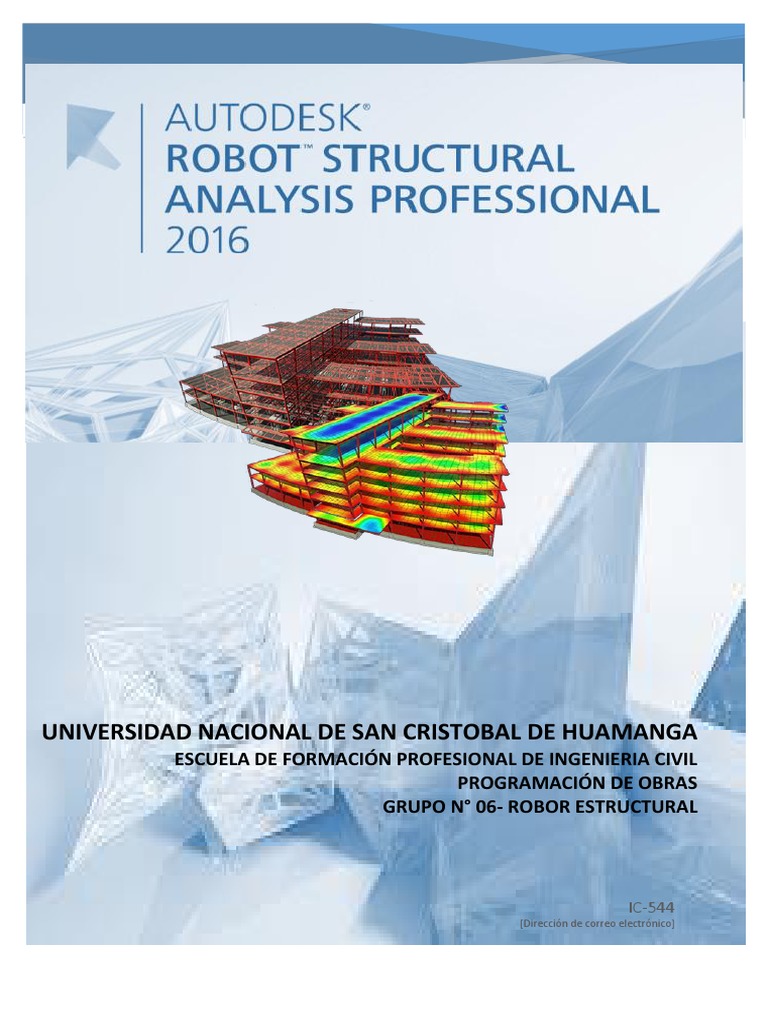 Manual de Autodesk Robot | PDF | Ingeniería | Ingeniero civil
