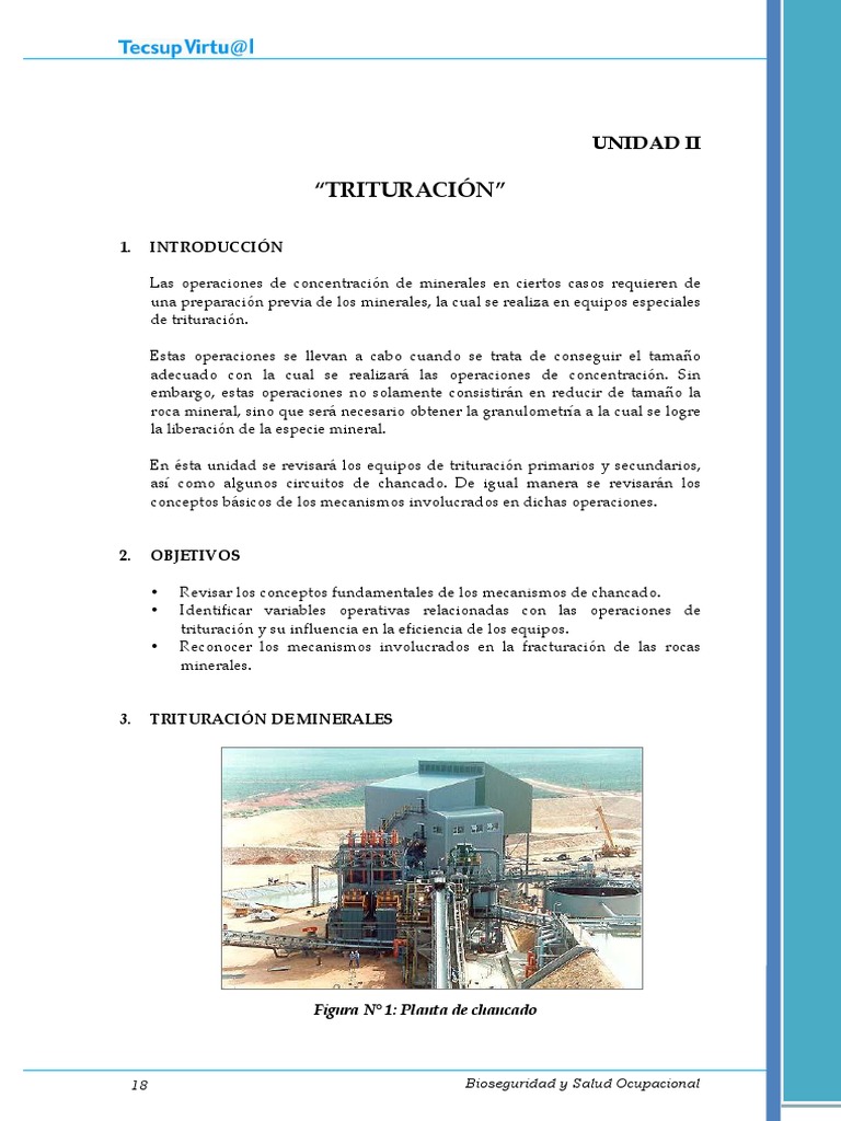 Trituracion | PDF | Minerales | Science