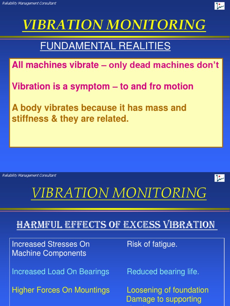 Vibration Basics | PDF | Amplitude | Reliability Engineering