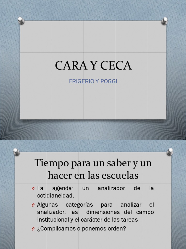 Cara y Ceca | PDF