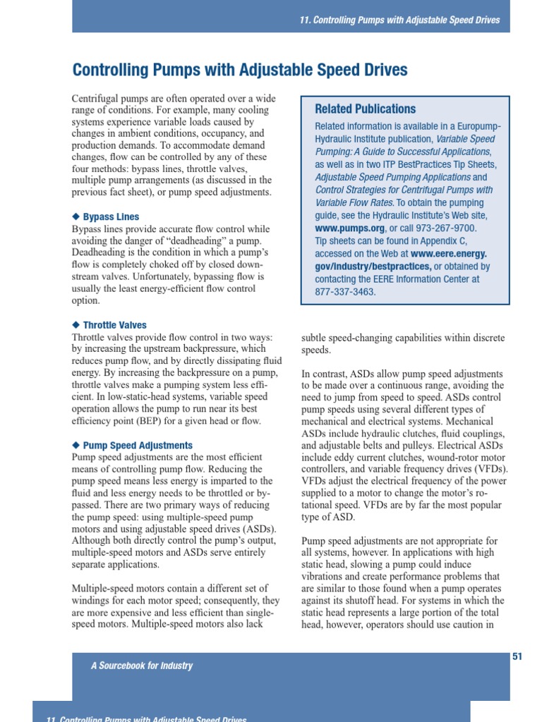 Adjustable Speed Drives | PDF | Pump | Power Supply