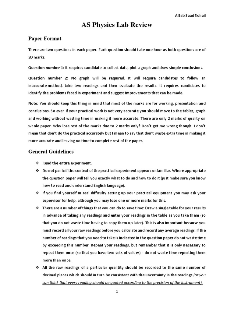 Lab Review | PDF | Accuracy And Precision | Significant Figures