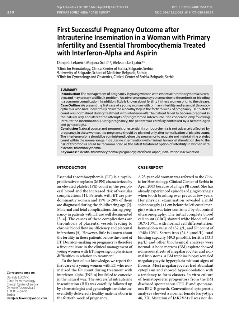 ET Pregnancy | PDF | Infertility | Human Chorionic Gonadotropin