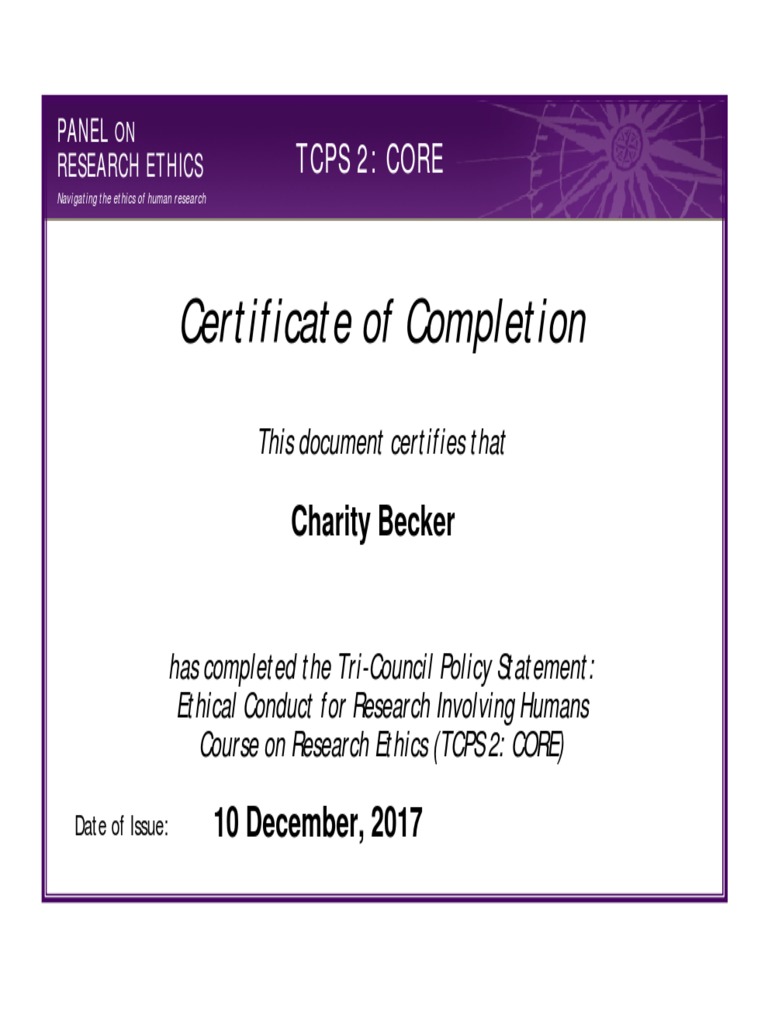 tcps2 Core Certificate | PDF