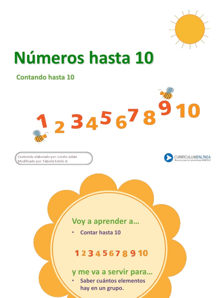 Numeros Hasta El 10 | PDF