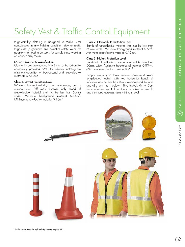 09-Safety Vest and Traffic Control Equipments | PDF
