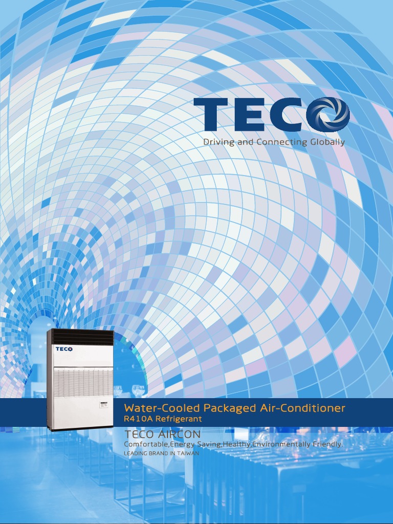PWC - Water Cooled Packaged Units | PDF | Air Conditioning | Hvac